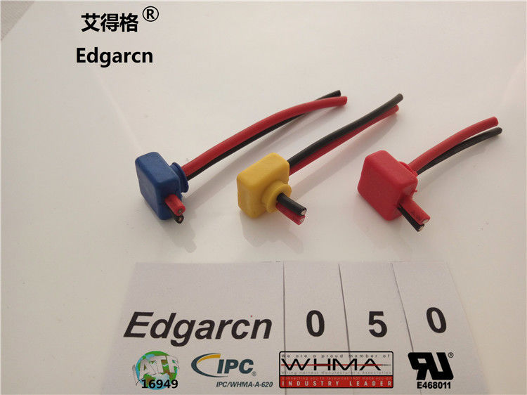 Ul Disetujui Kustom Wire Assemblies Lebih dari Molded Strain Relain Pvc ...